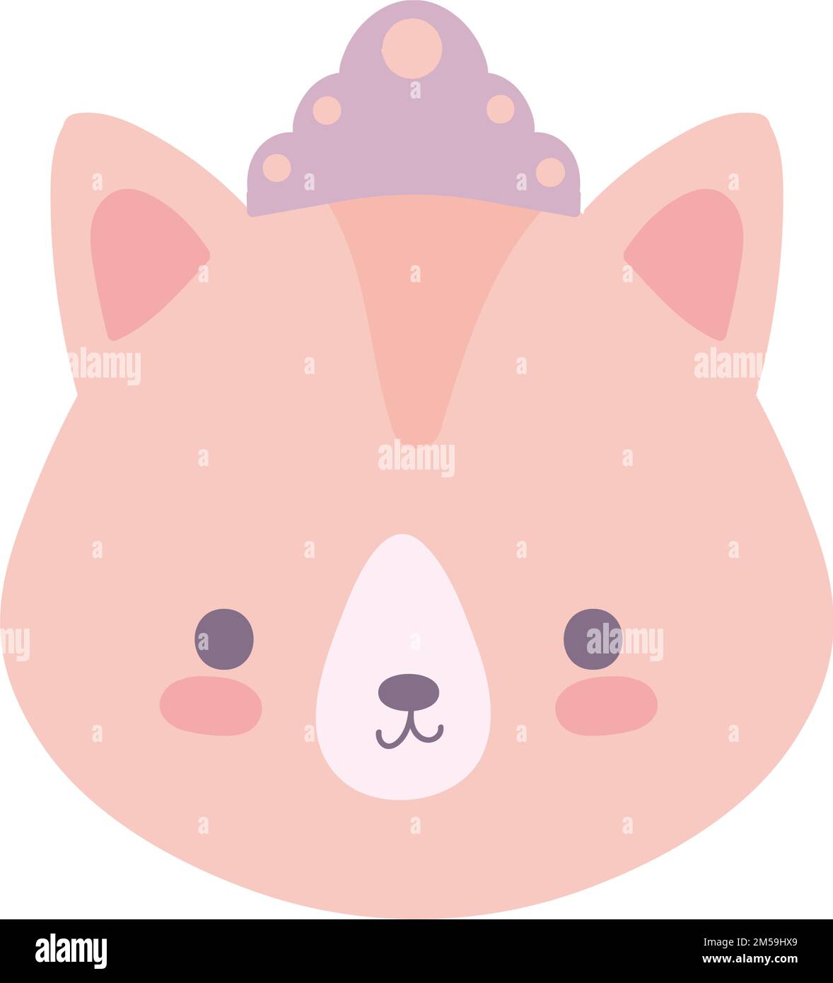 fox female head Stock Vector Image & Art - Alamy