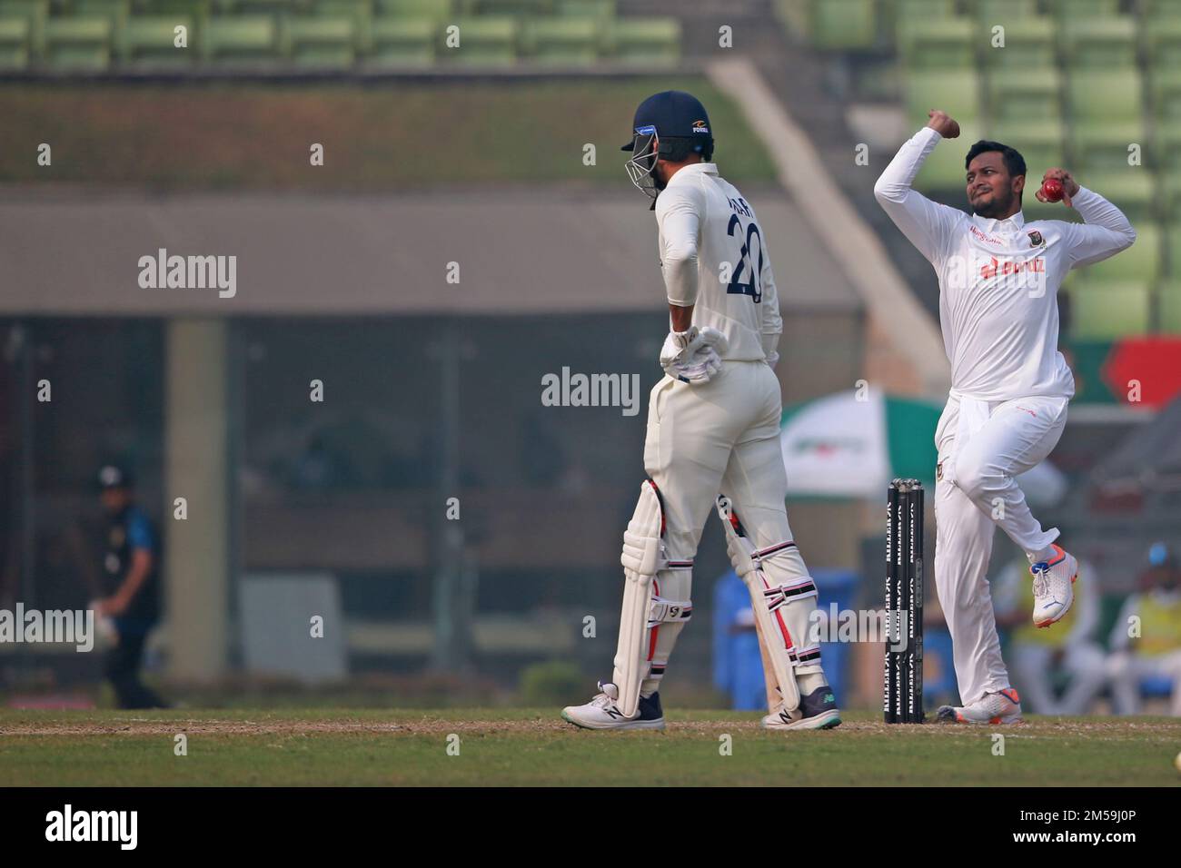 Bangladesh- India 2nd Test match day four at The Sher-e-Bangla National ...