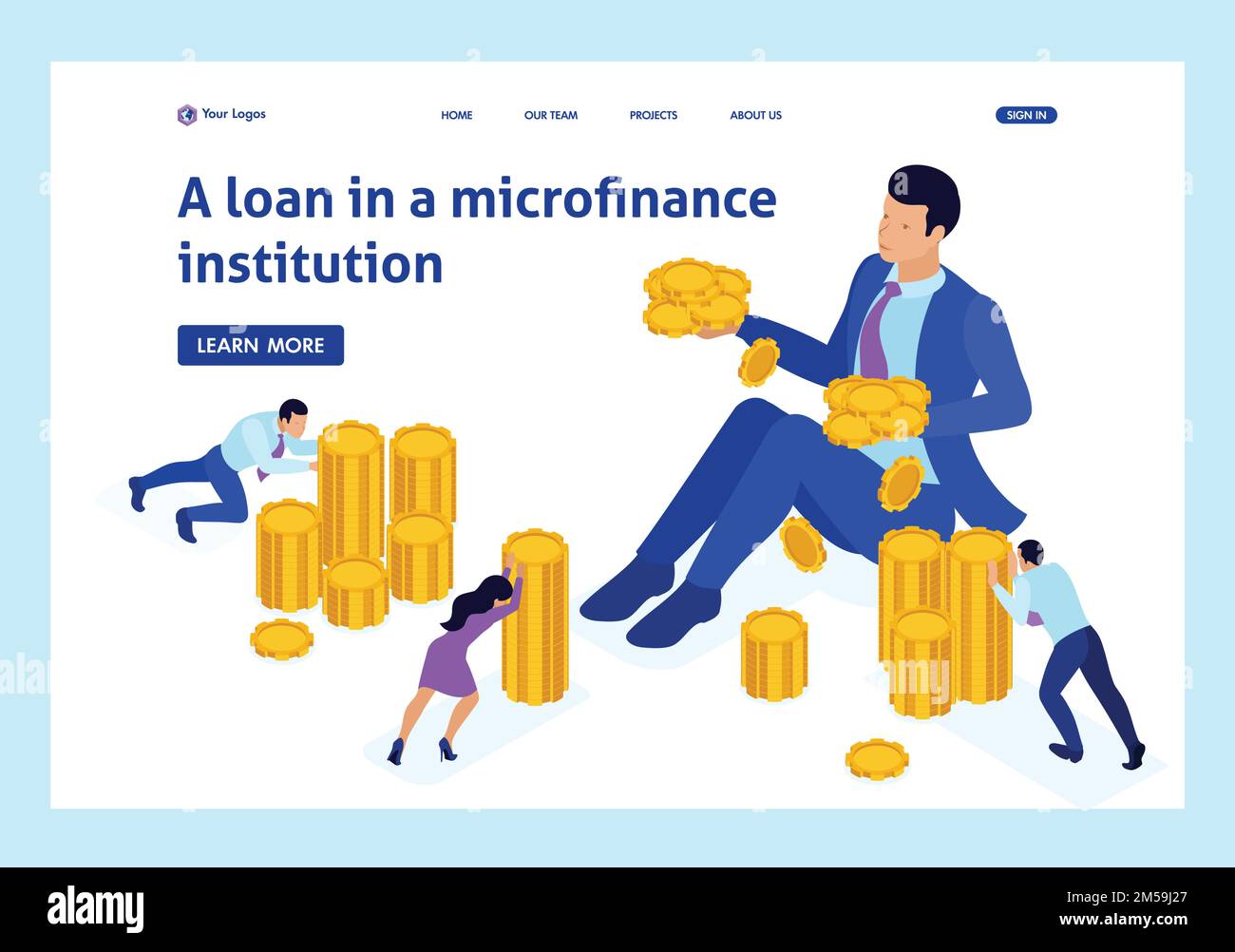 Microfinance vector vectors hi-res stock photography and images - Alamy
