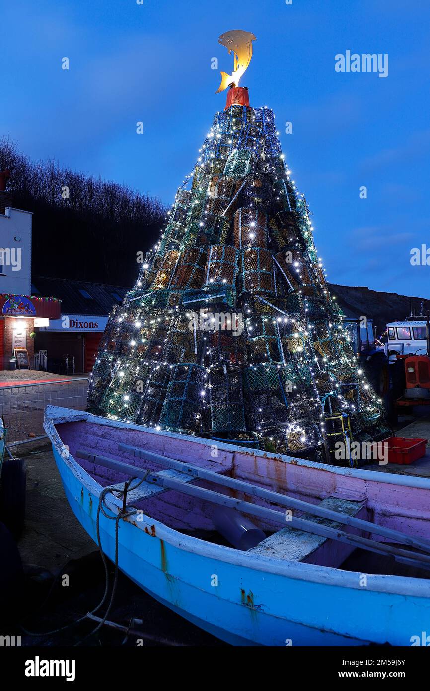 Filey fishmas tree hi-res stock photography and images - Alamy