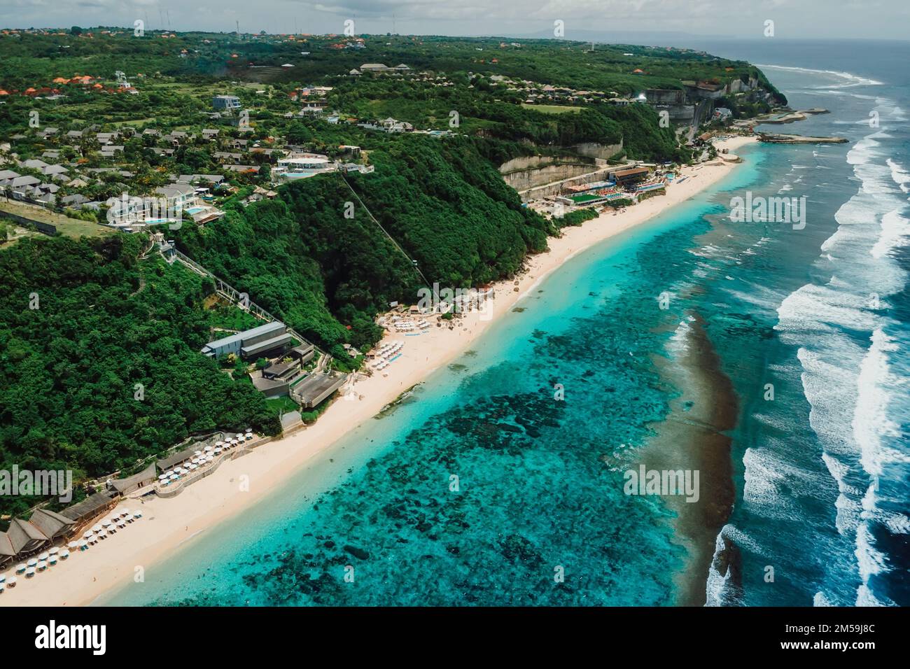 Aerial perspective beach in bali hi-res stock photography and images ...
