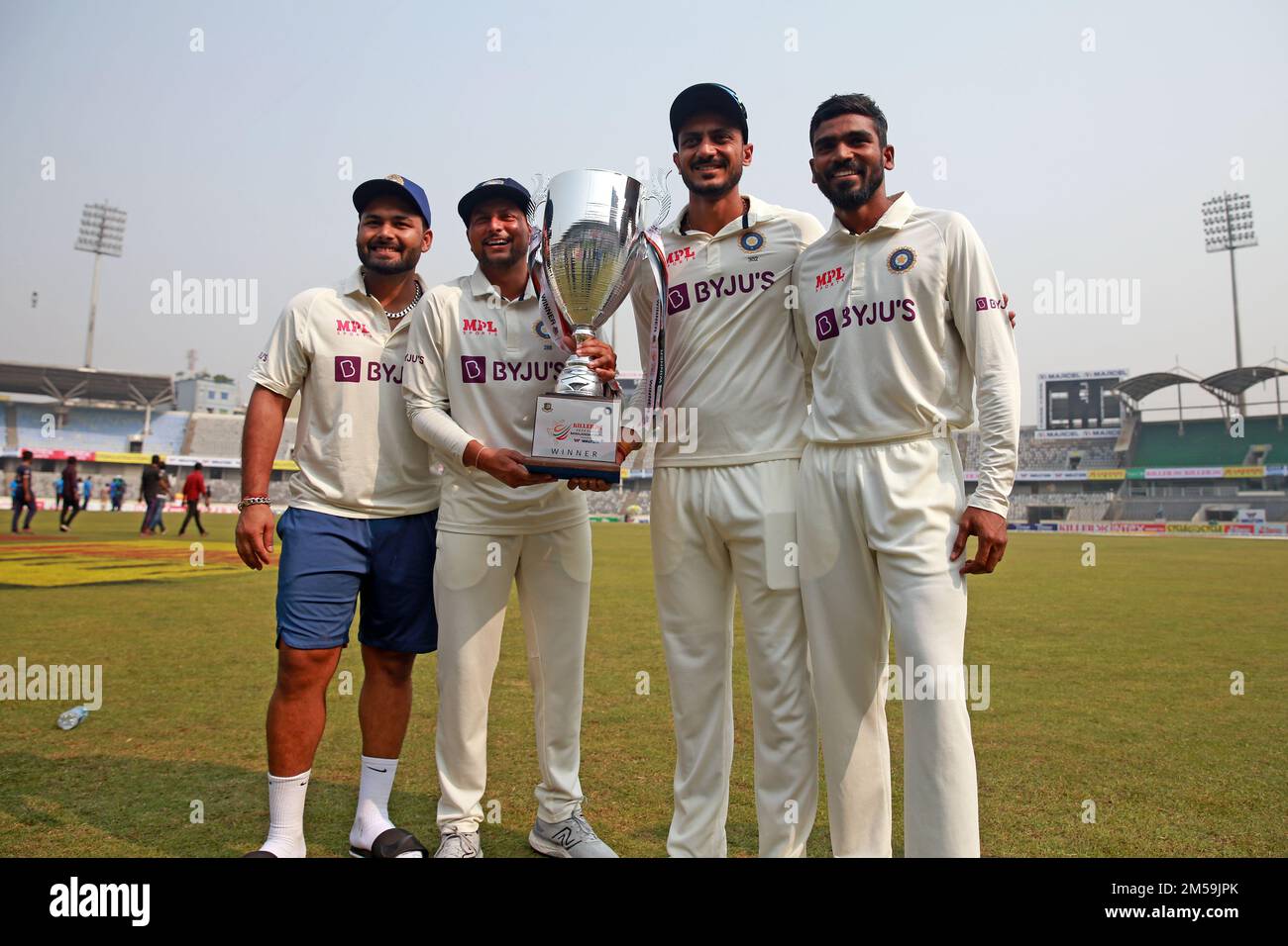 Bangladesh- India 2nd Test match day four at The Sher-e-Bangla National ...