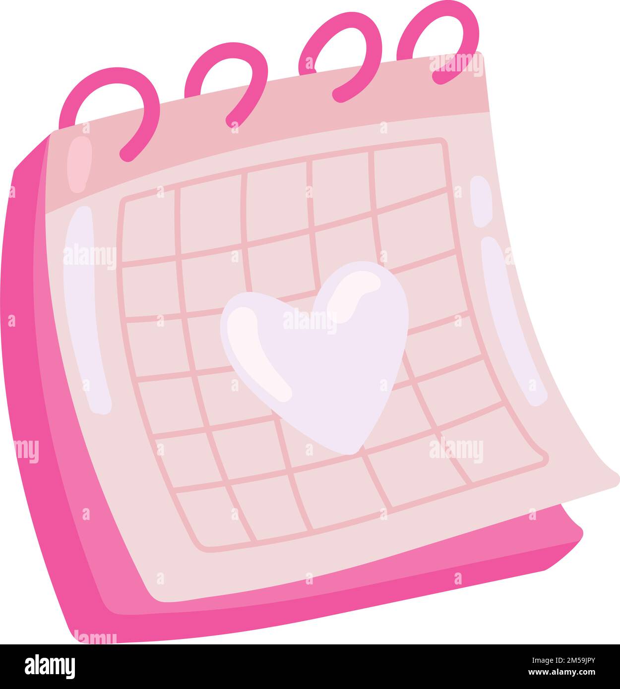 calendar valentines day Stock Vector Image & Art - Alamy