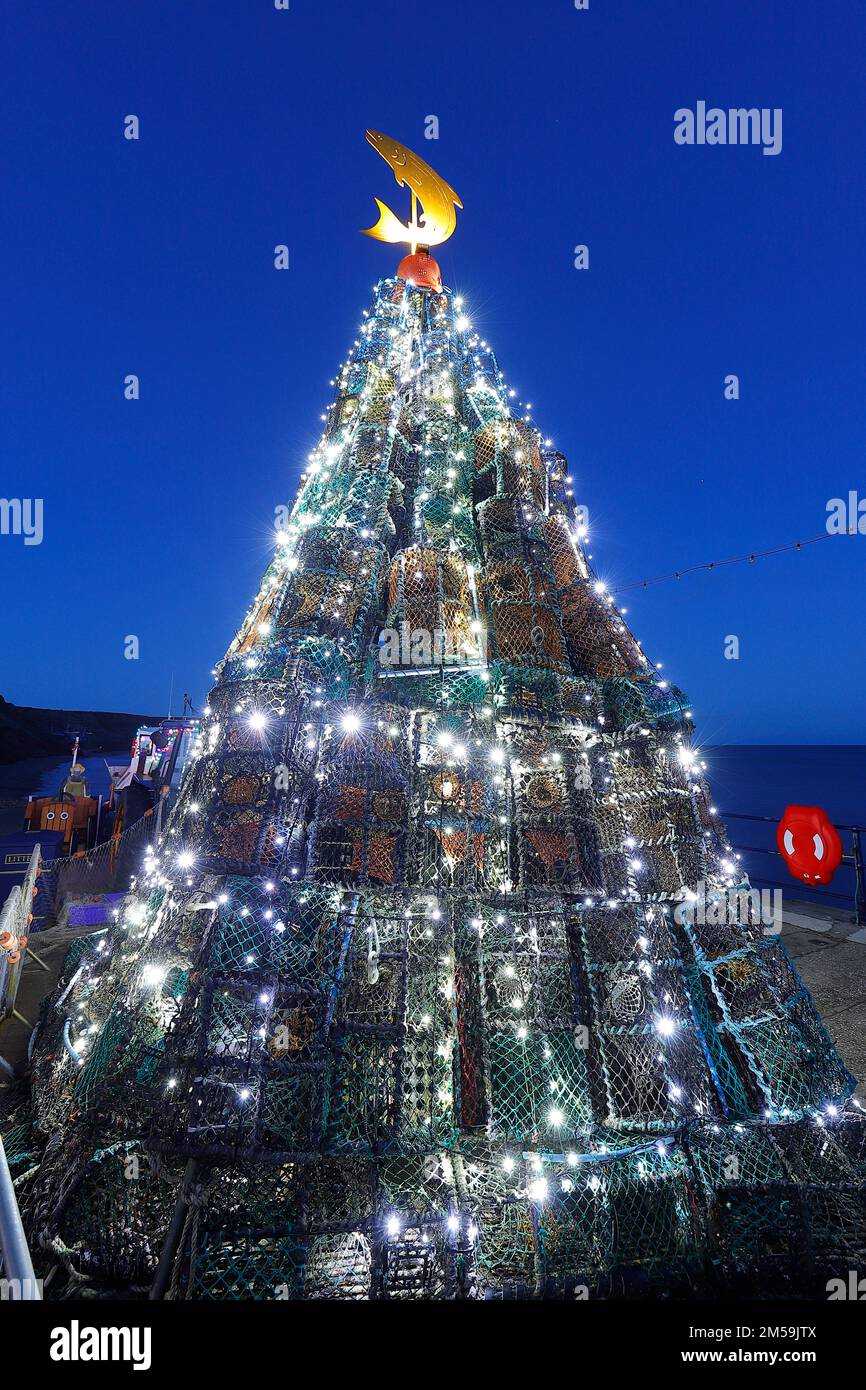 Filey fishmas tree hi-res stock photography and images - Alamy
