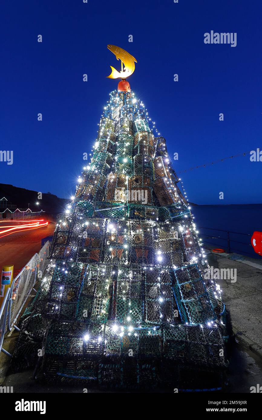 Filey fishmas tree hi-res stock photography and images - Alamy