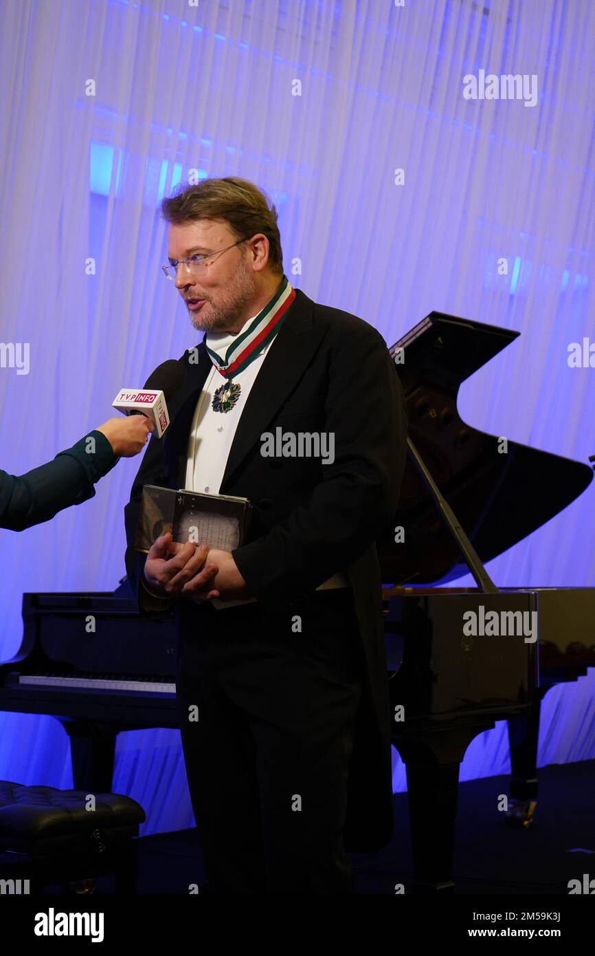 Tomasz Konieczny, Polish bass-baritone awarded by gold medal for Merit ...