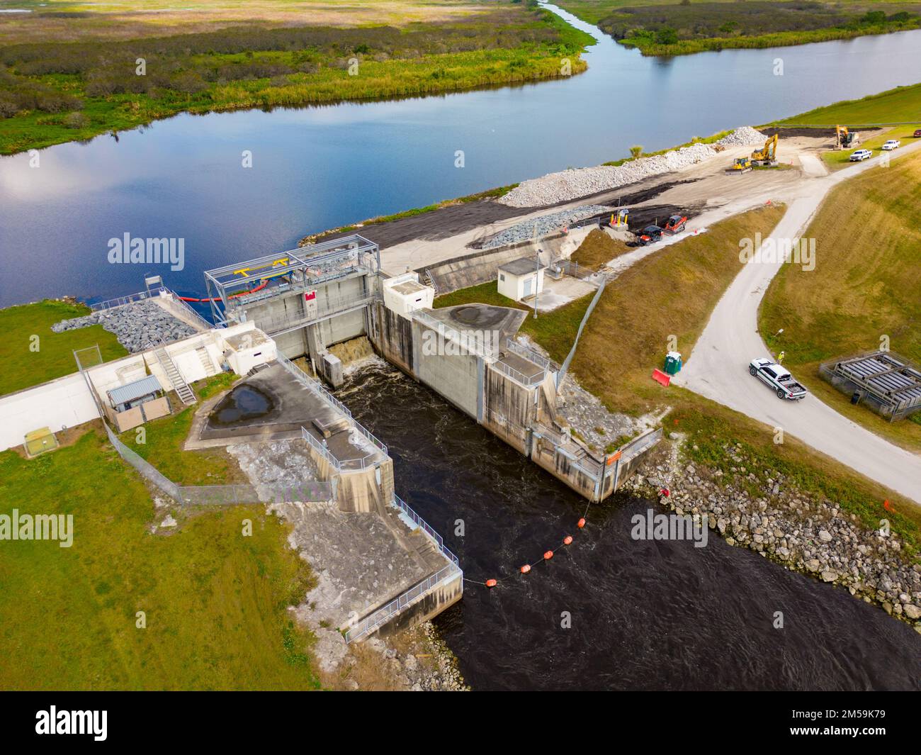 Florida lake okeechobee canal hi-res stock photography and images - Alamy