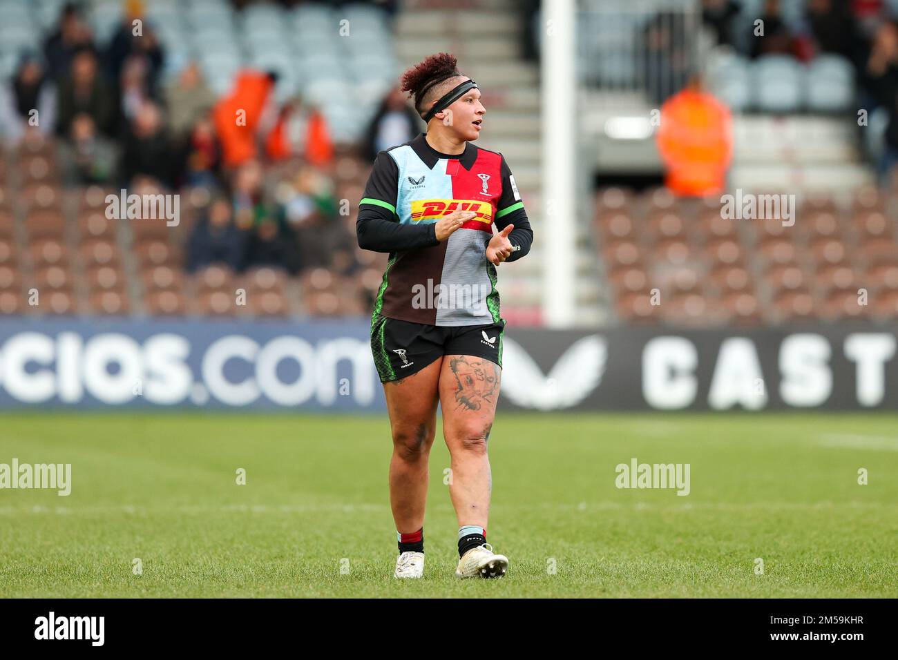 Shaunagh Brown, making her final appearance for Harlequins Women ...