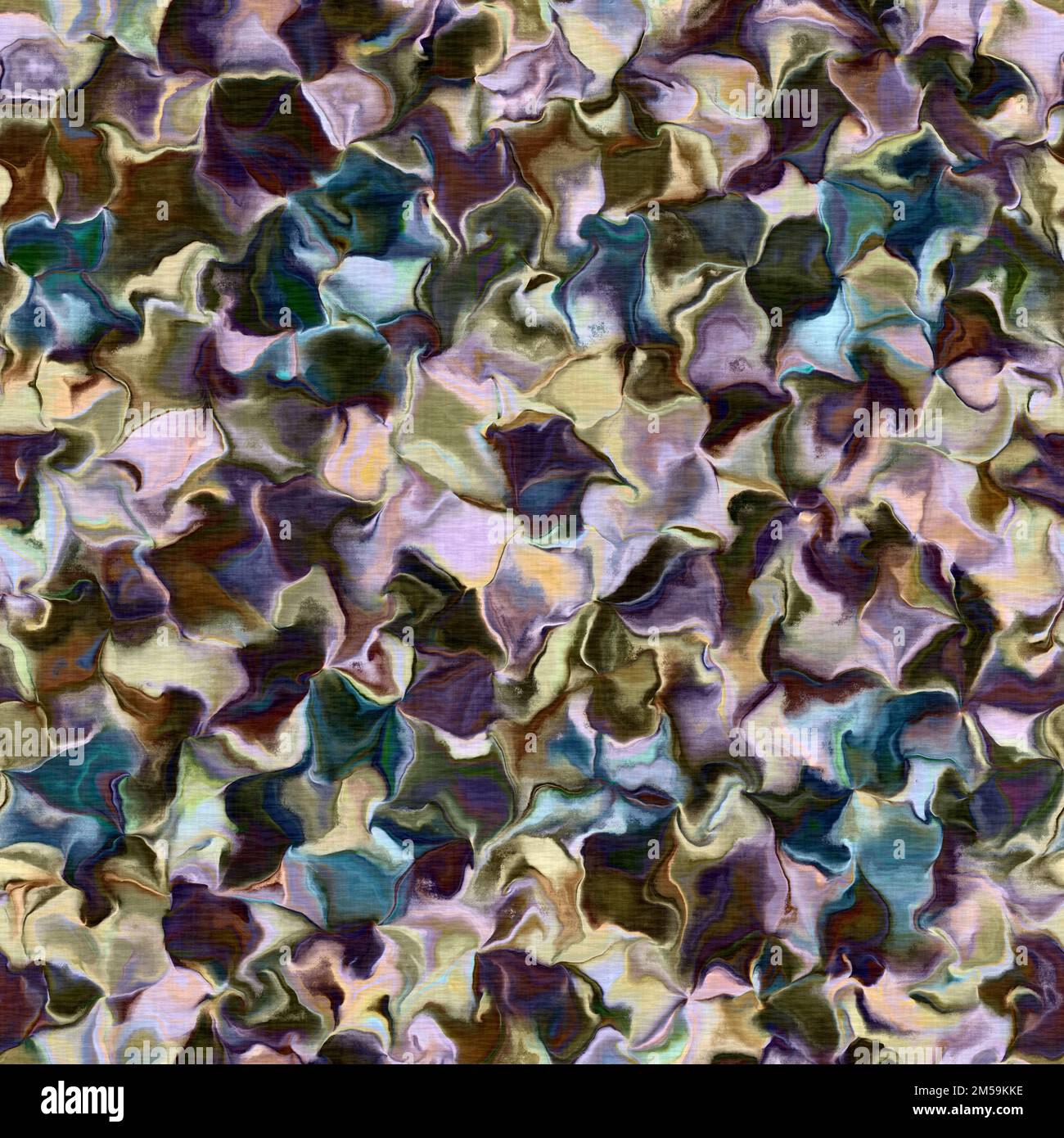Camouflage wavy marble seamless pattern. Gradient blur for camo ...