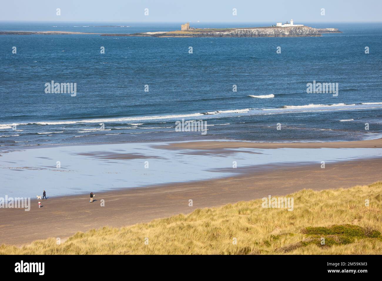 Bamburgh Castle, is a, castle, on the, northeast, coast,of, England,by ...