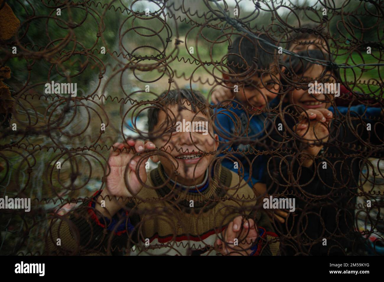 Daily life of children in Gaza Strip, on December 27, 2022. Photo by ...