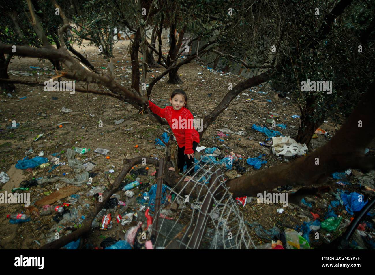 Daily life of children in Gaza Strip, on December 27, 2022. Photo by ...