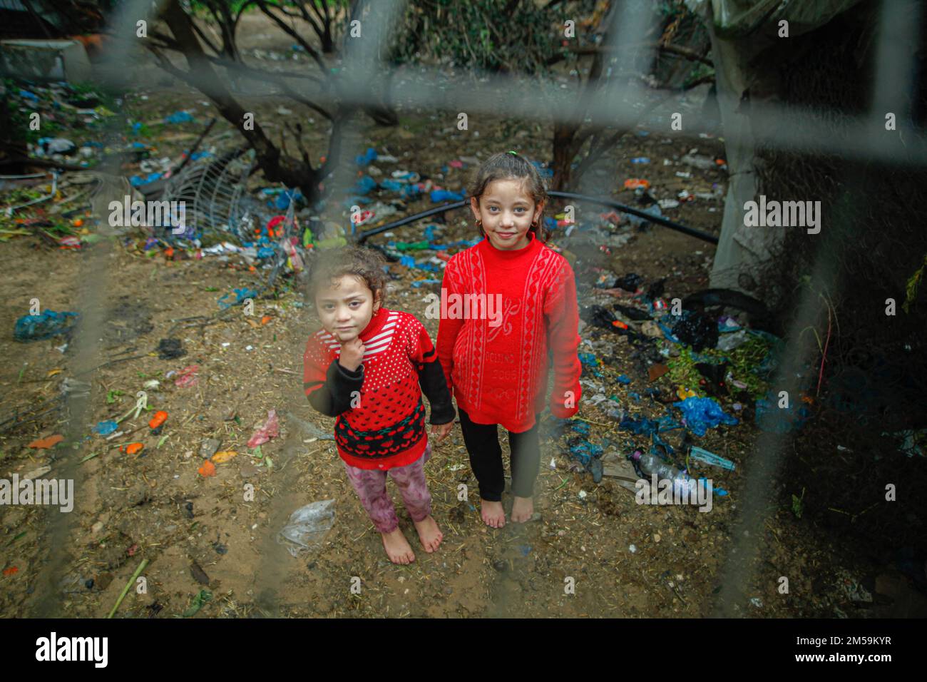 Daily life of children in Gaza Strip, on December 27, 2022. Photo by ...