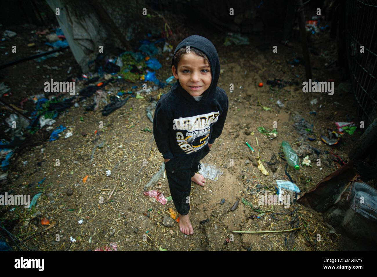 Daily life of children in Gaza Strip, on December 27, 2022. Photo by ...