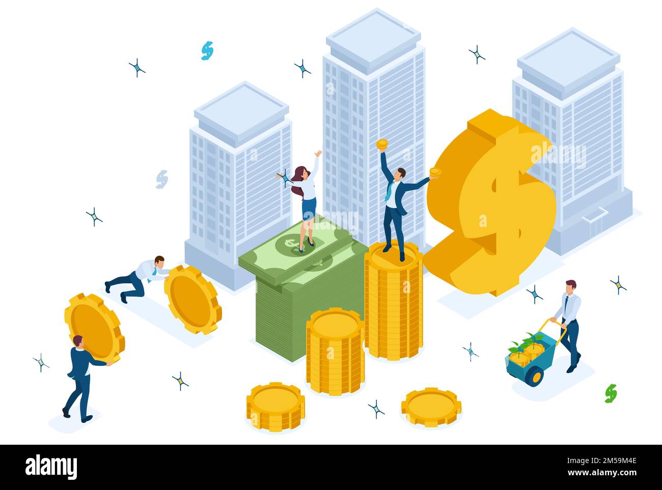 Mutual fund vector vectors hi-res stock photography and images - Alamy