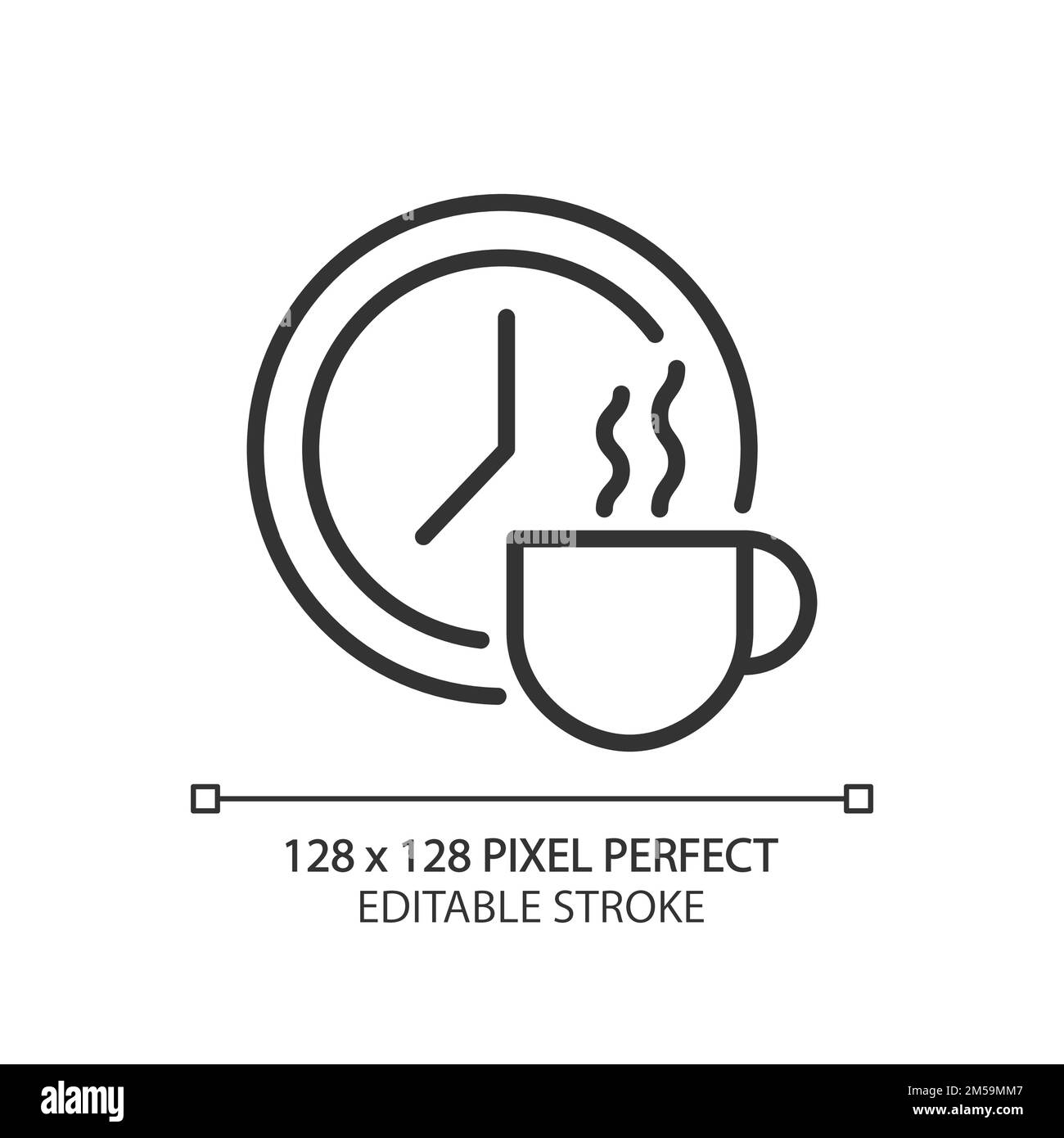 Break time pixel perfect linear icon Stock Vector Image & Art - Alamy Break time pixel perfect linear icon Stock Vector Image & Art - Alamy