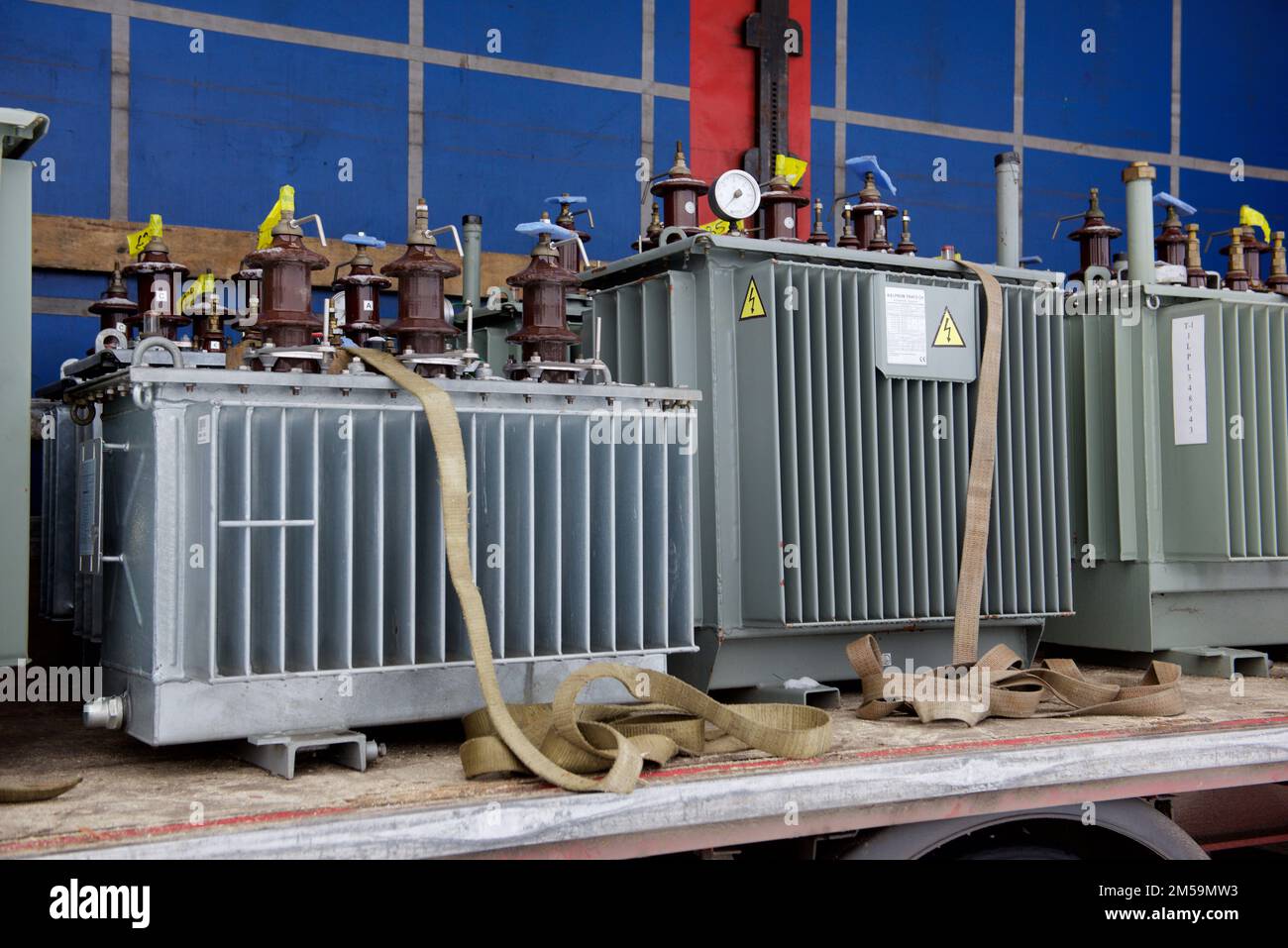 The transformers were provided to Ukraine as humanitarian aid from the ...