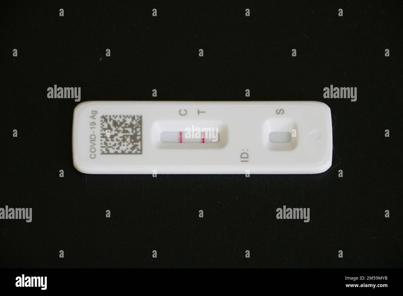 Wilmington, Delaware, U.S.A - December 24, 2022 - The positive result ...