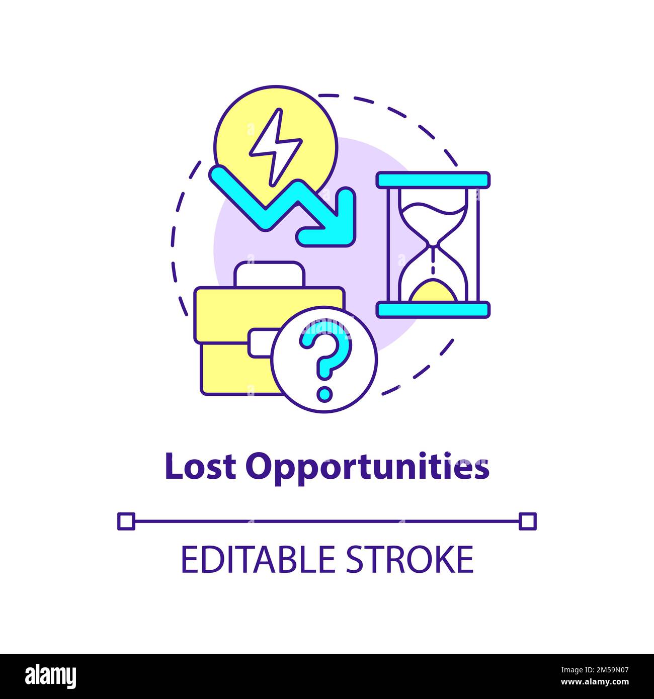 Lost opportunities concept icon Stock Vector Image & Art - Alamy