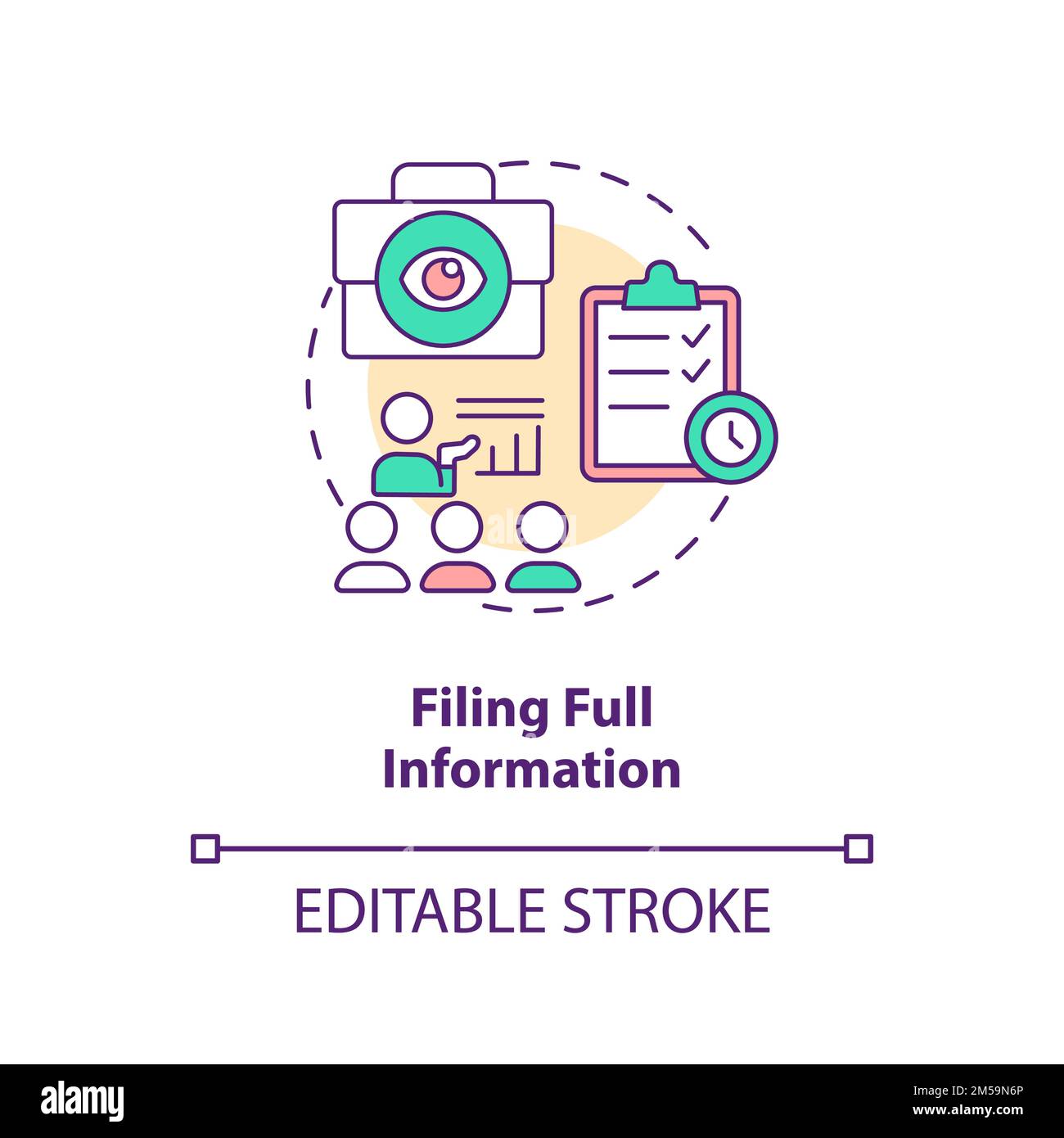 Circle fill logo Cut Out Stock Images & Pictures - Alamy