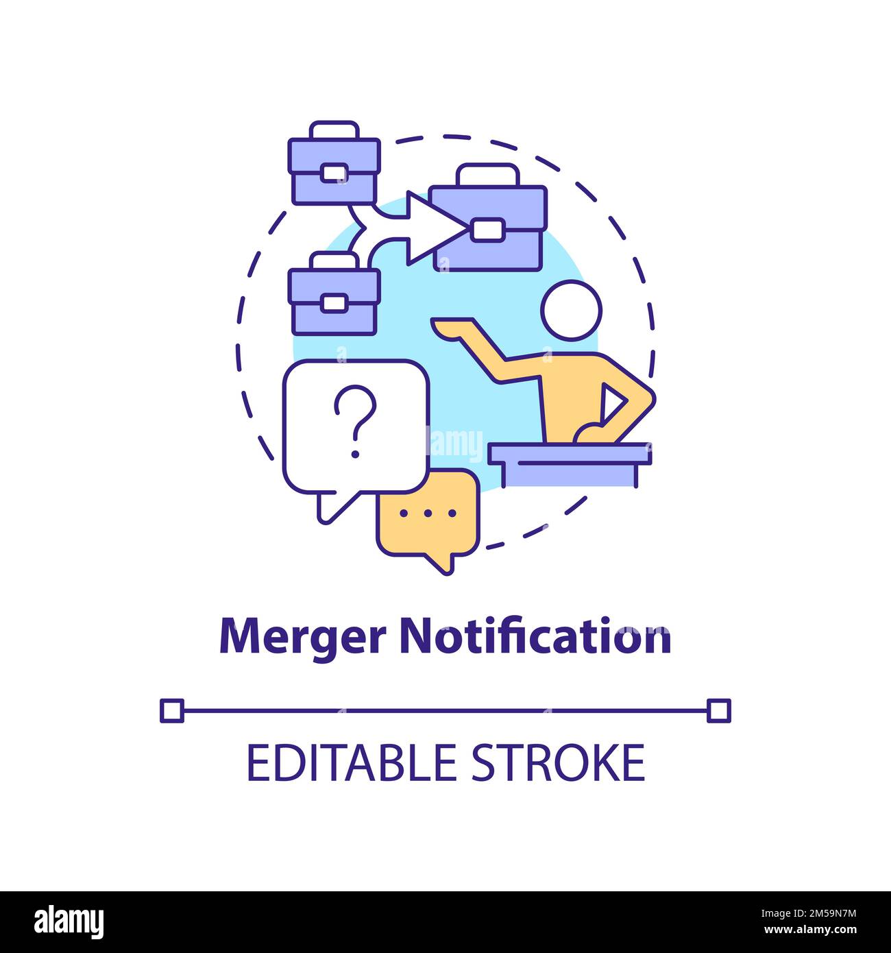 Merger notification concept icon Stock Vector Image & Art - Alamy Merger notification concept icon Stock Vector Image & Art - Alamy