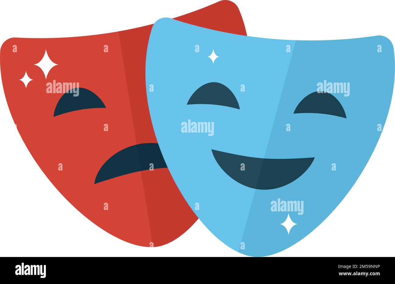 Actors mask Stock Vector Images - Alamy