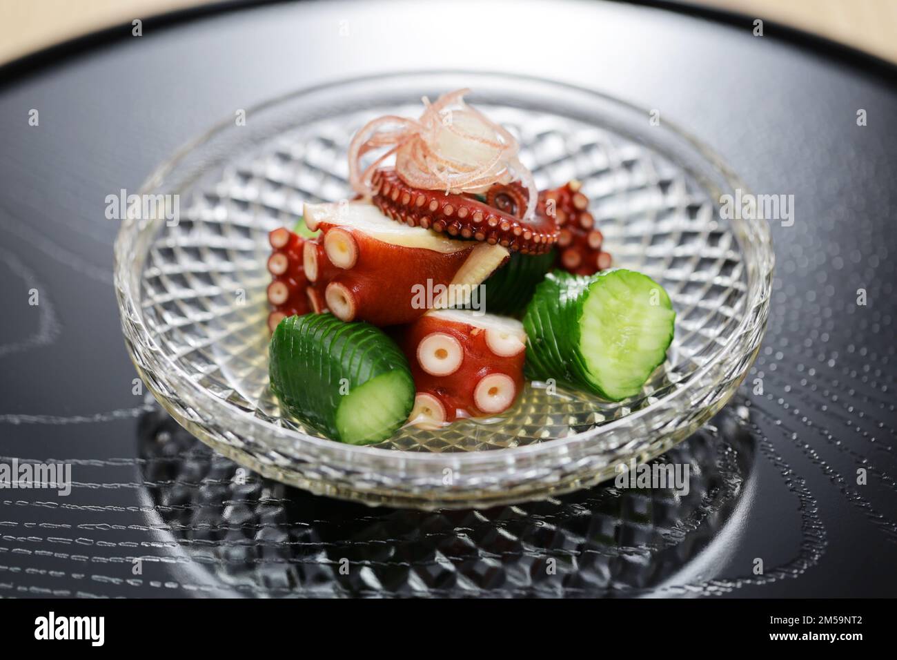 octopus cucumber salad, Japanese cuisine Stock Photo - Alamy