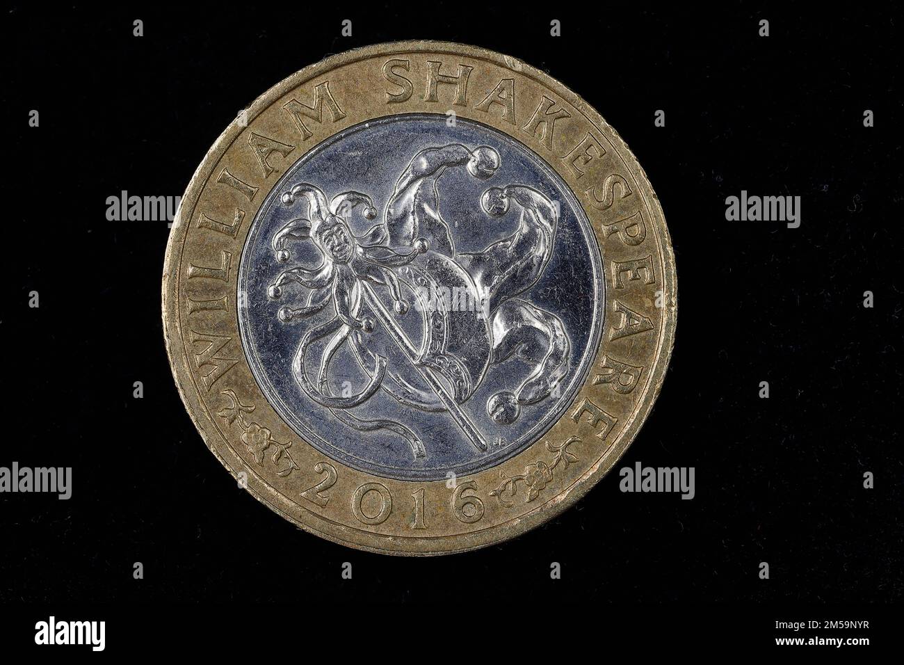Shakespeare 2 pound coin hi-res stock photography and images - Alamy