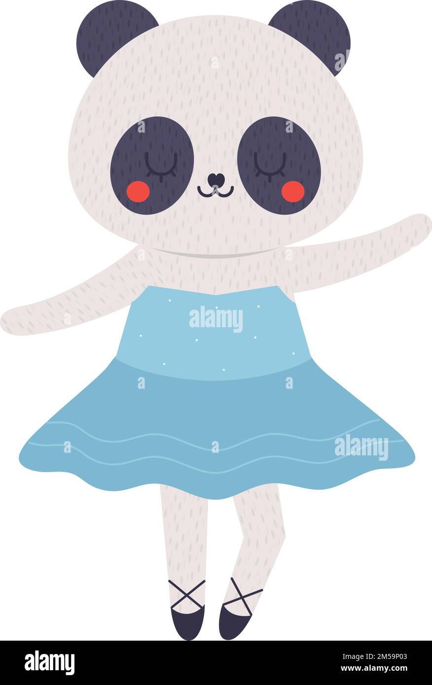 Panda dancer Stock Vector Images - Alamy