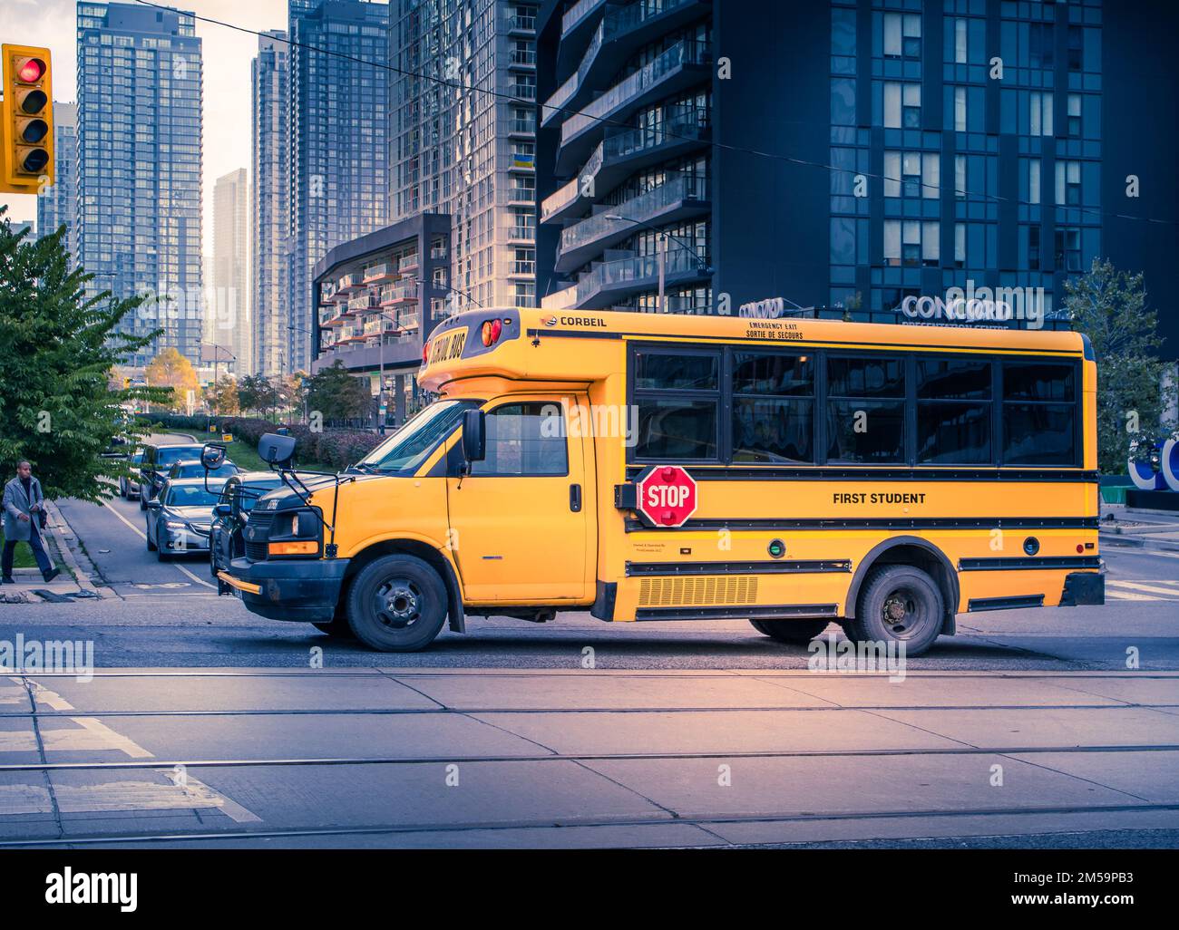 Toronto school bus hi-res stock photography and images - Alamy
