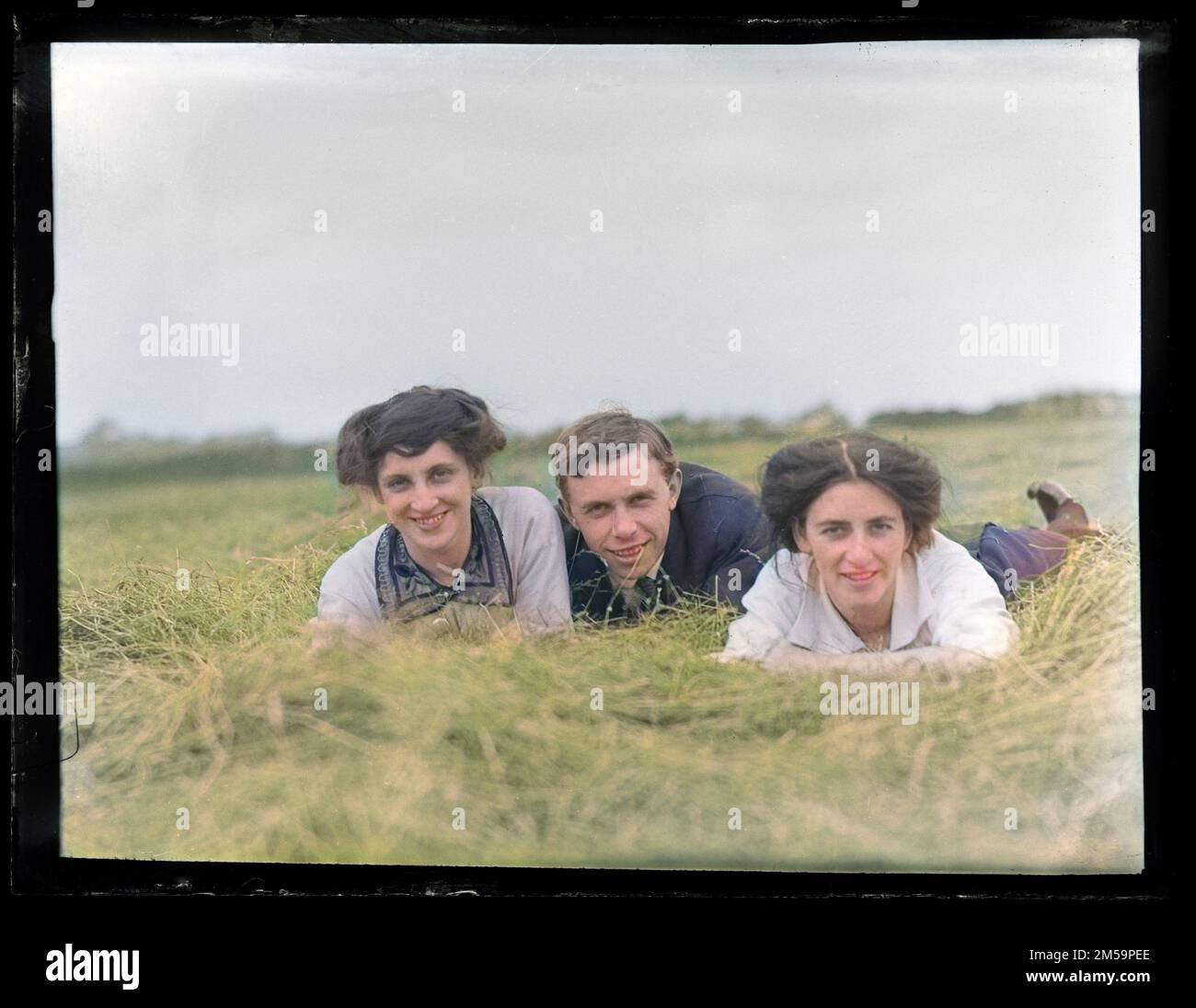 Colourised edwardian men hi-res stock photography and images - Alamy