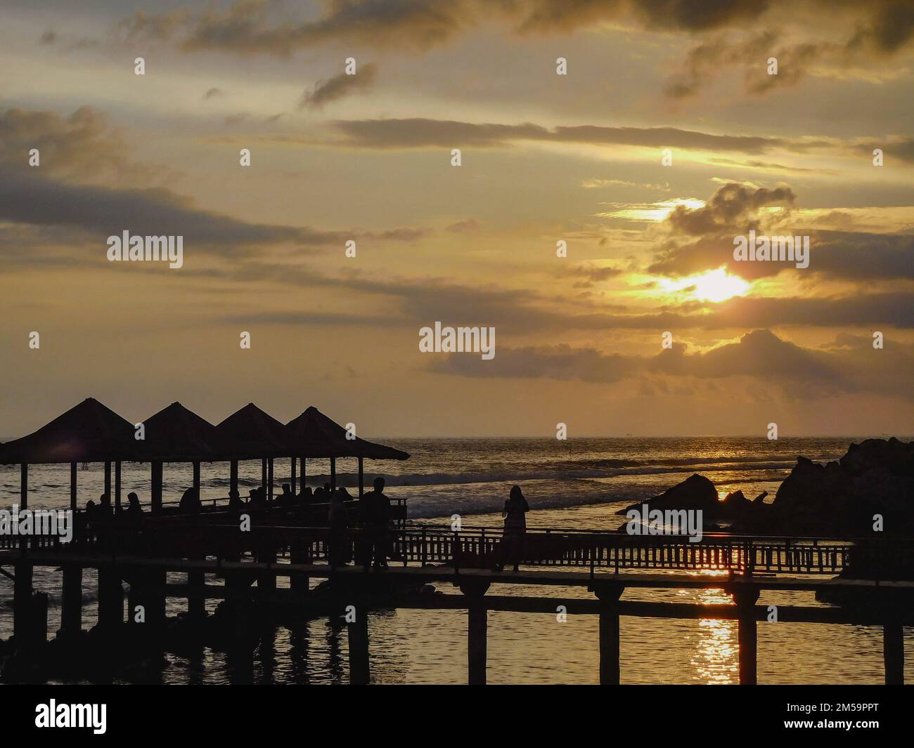 Beautiful place to see sunset in Aceh, Indonesia Stock Photo - Alamy