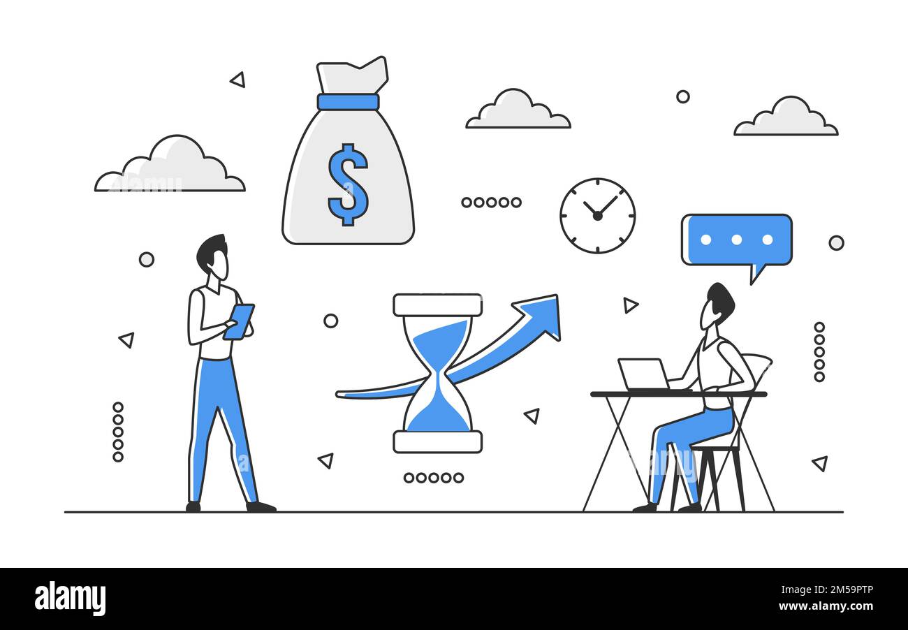 Increase company income. Annual revenue, financial management, money ...