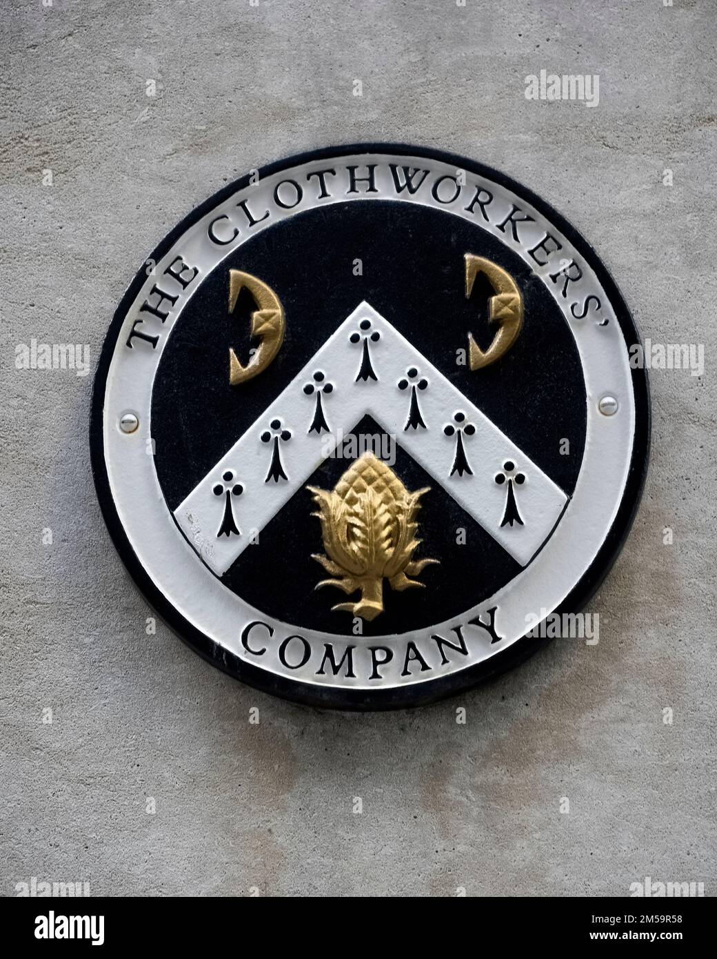 Clothworkers coat of arms hi-res stock photography and images - Alamy