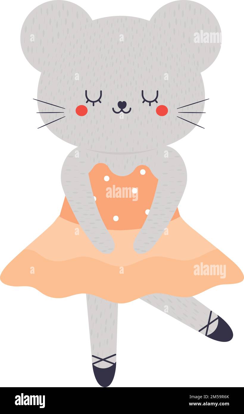 mouse dancer of ballet Stock Vector Image & Art - Alamy