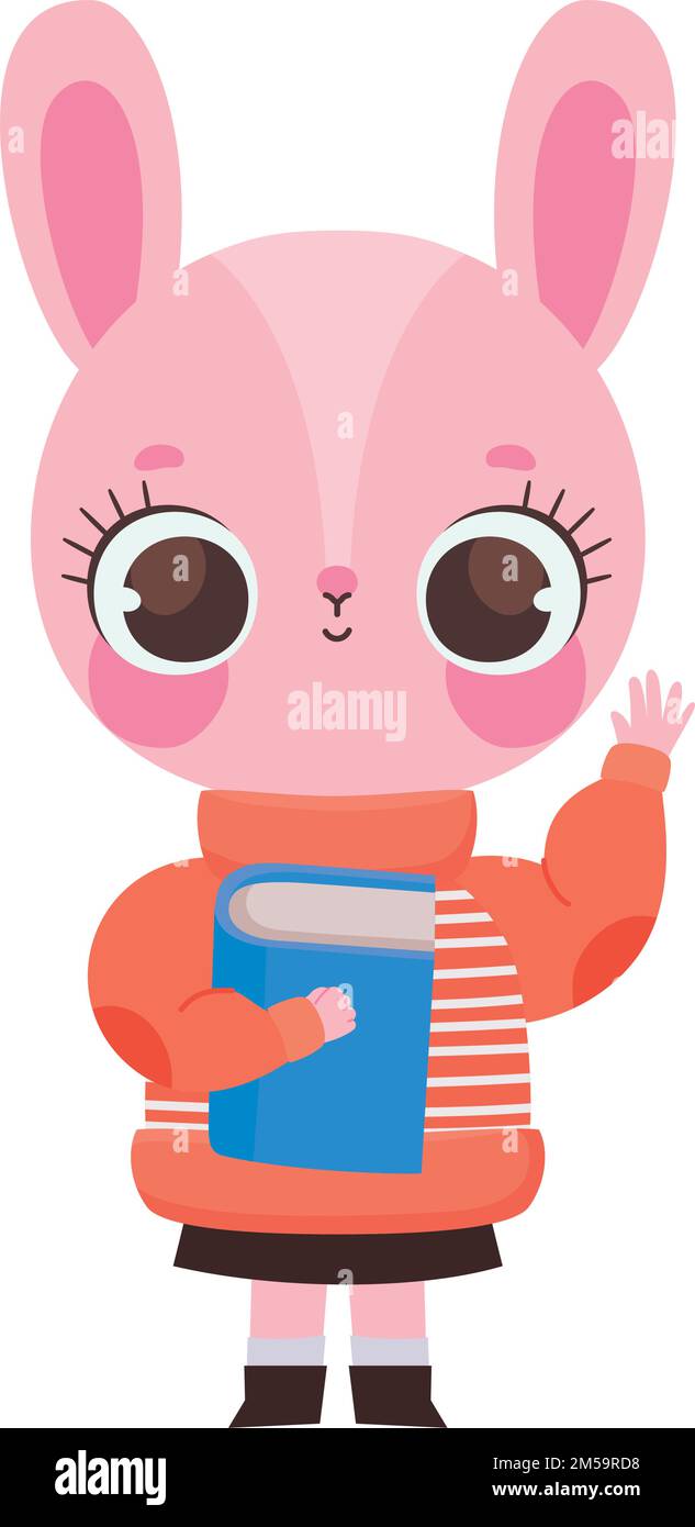 student rabbit design Stock Vector Image & Art - Alamy
