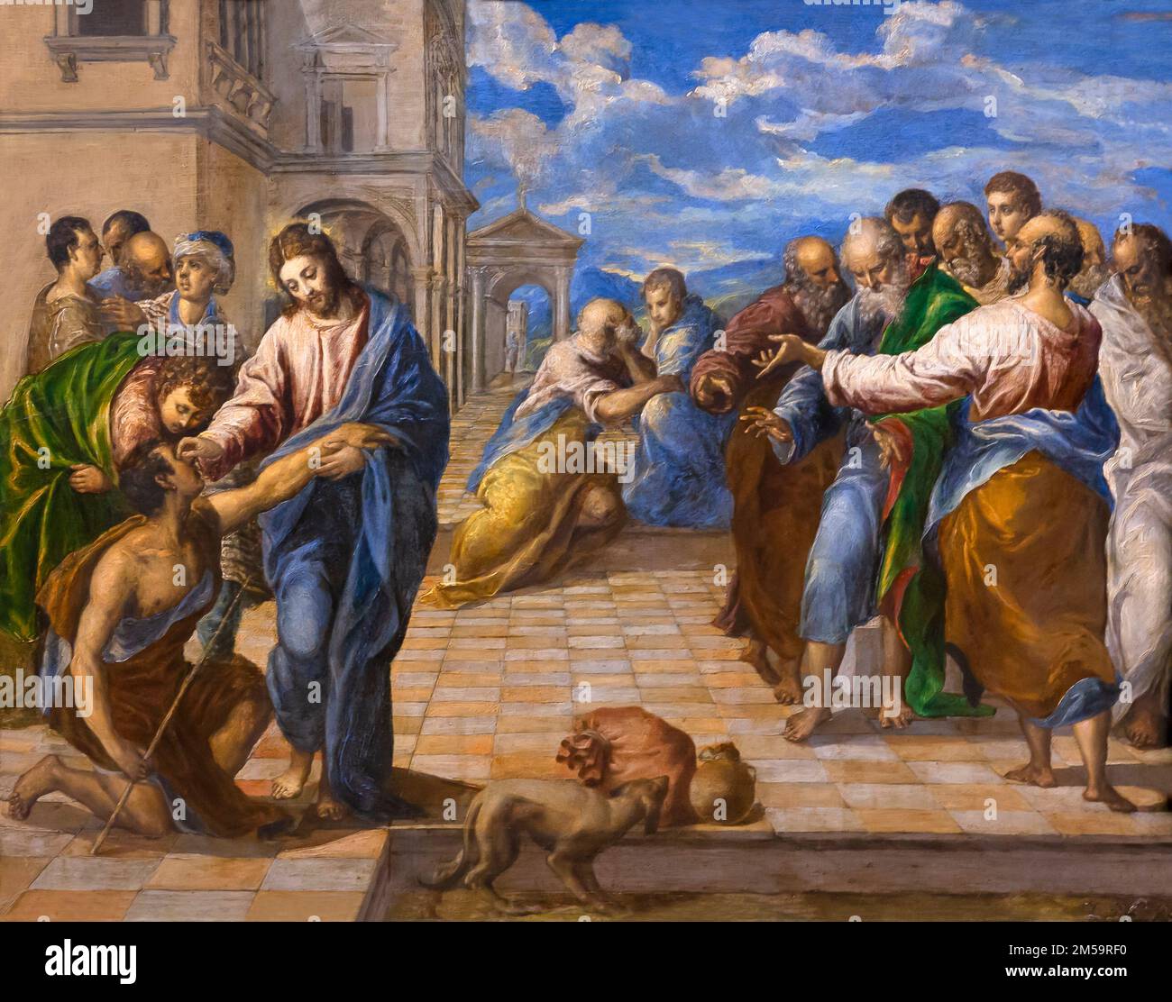 The Healing of the Blind Man, Healing of the Man Born Blind, El Greco ...
