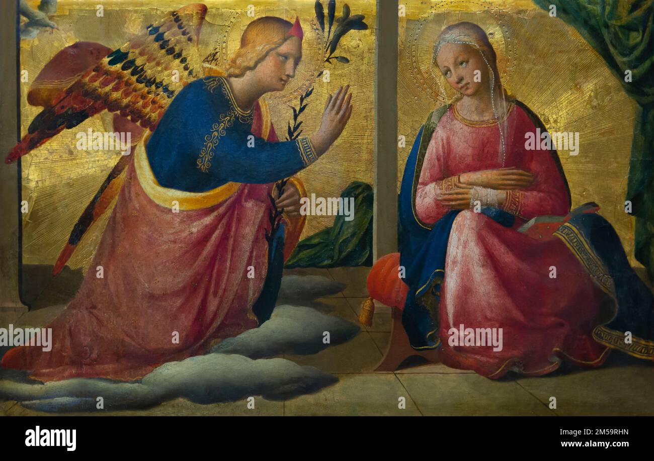 Annunciation by fra angelico hi-res stock photography and images - Alamy