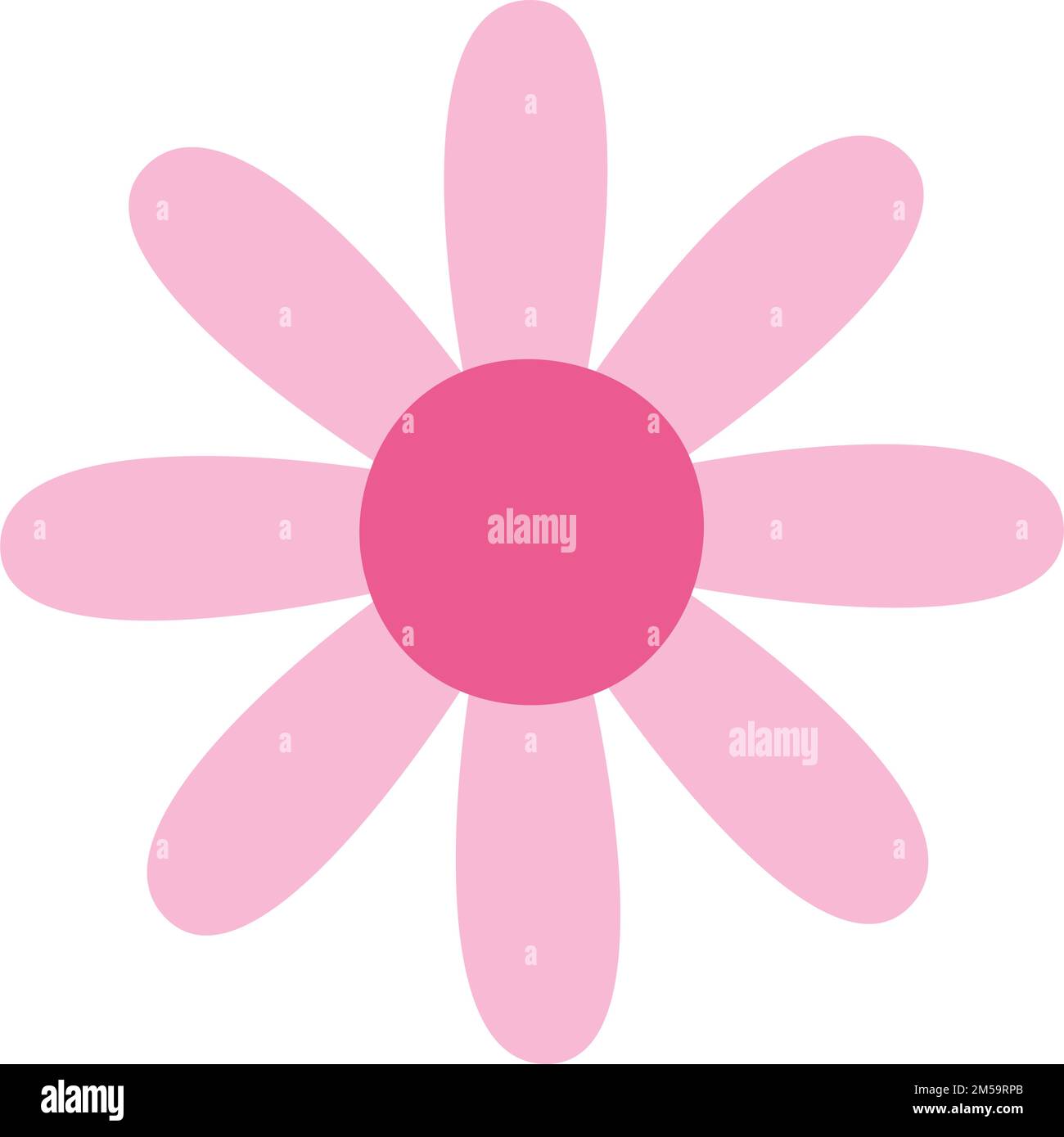 pink flower illustration Stock Vector Image & Art - Alamy
