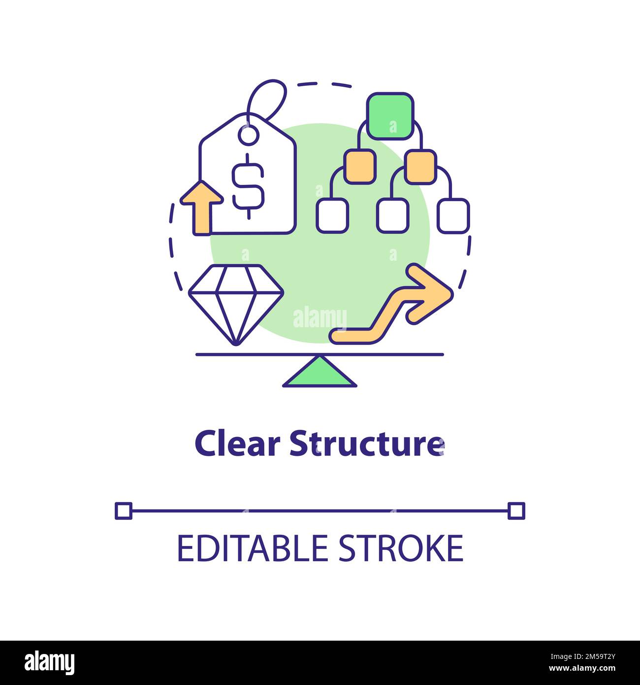 Clear structure concept icon Stock Vector Image & Art - Alamy