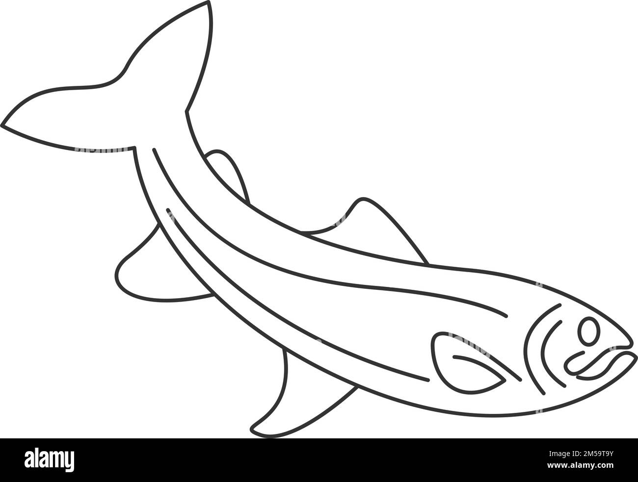 Fish Logo design illustration vector Template Stock Vector Image & Art ...