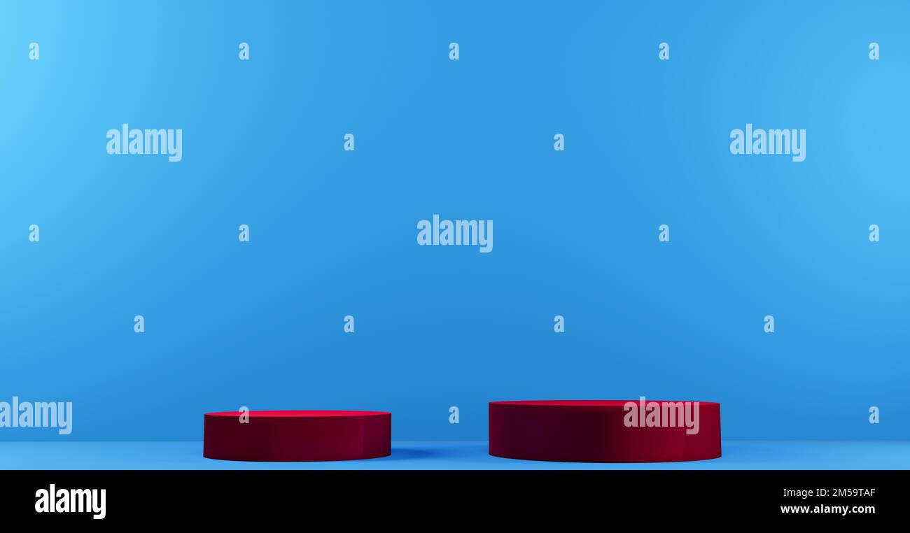 Ellipse Pedestal Template. Studio Scene For Product Display. 3D ...