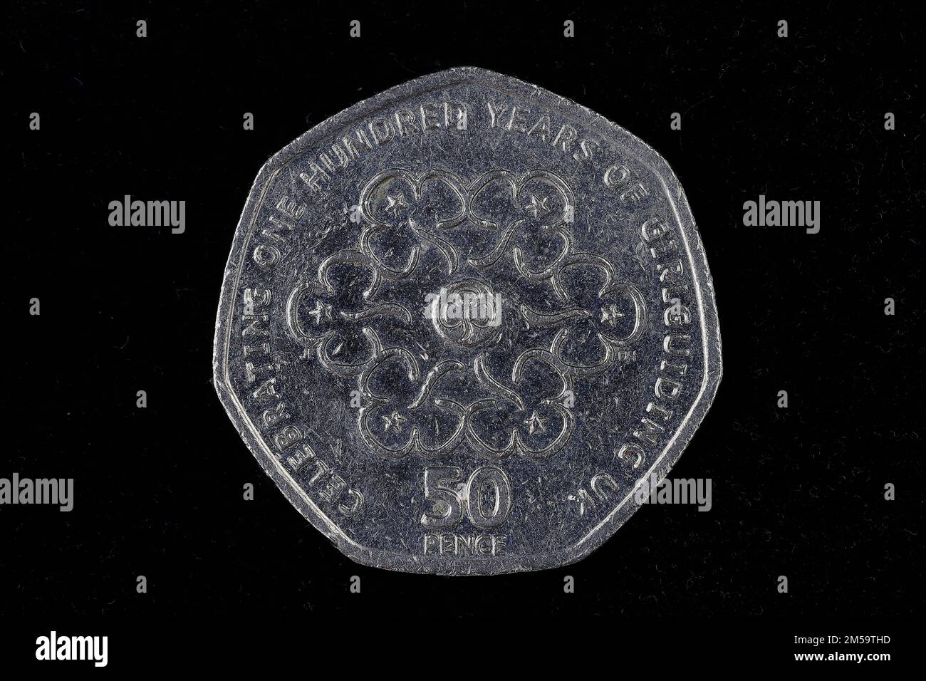 100 years of girl guides 50p coin hi-res stock photography and images ...