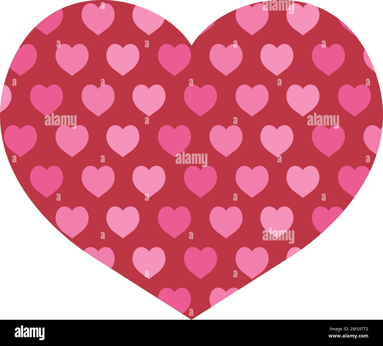 Valentines day little hearts on Stock Vector Images - Alamy