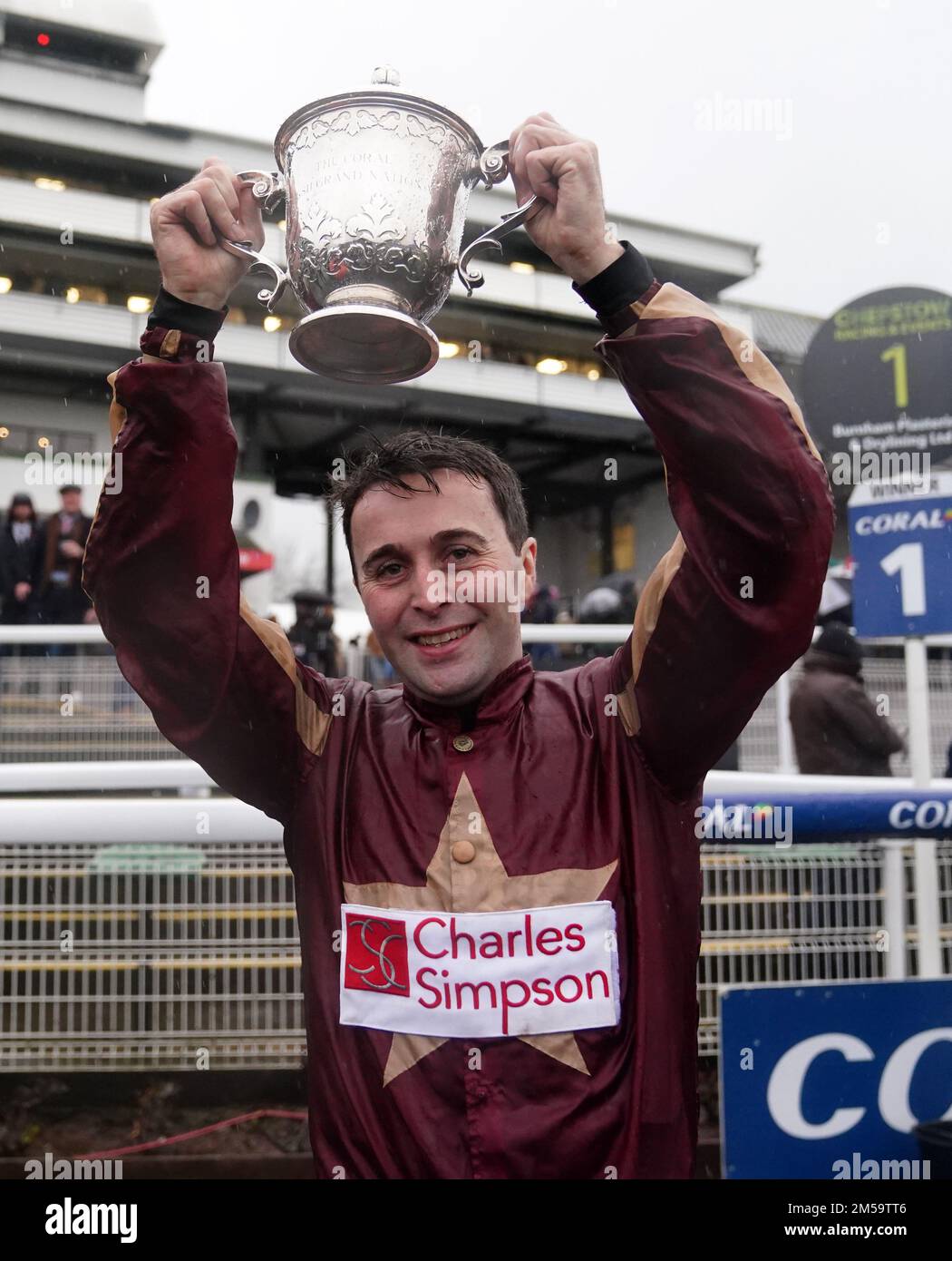 David Prichard after winning the Coral Welsh Grand National Handicap ...