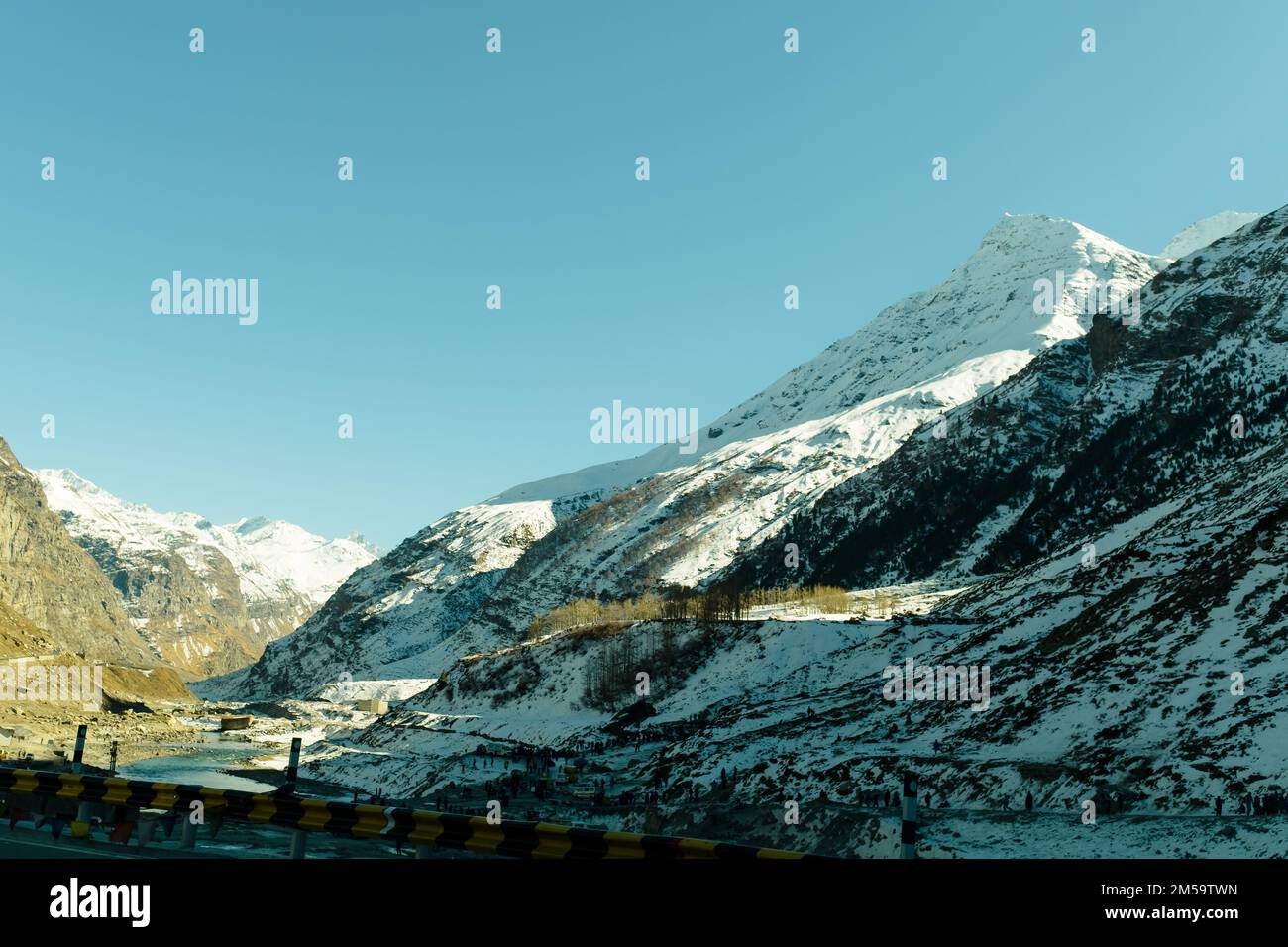 Panoramic beautiful view of mount Ama Dablam with beautiful sky on the ...