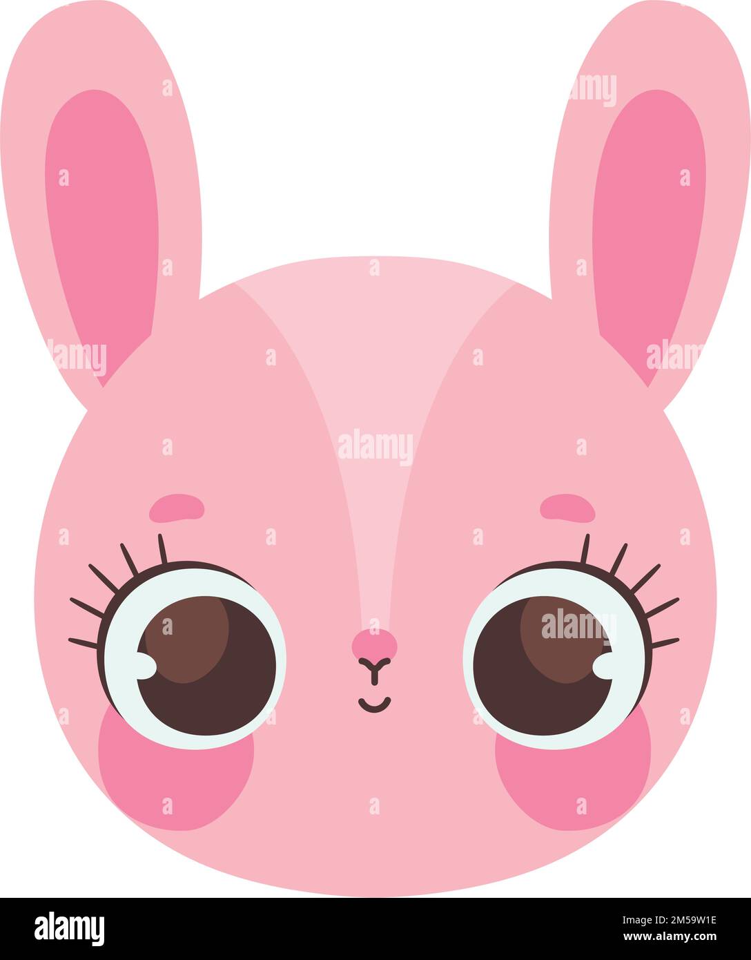 rabbit face design Stock Vector Image & Art - Alamy
