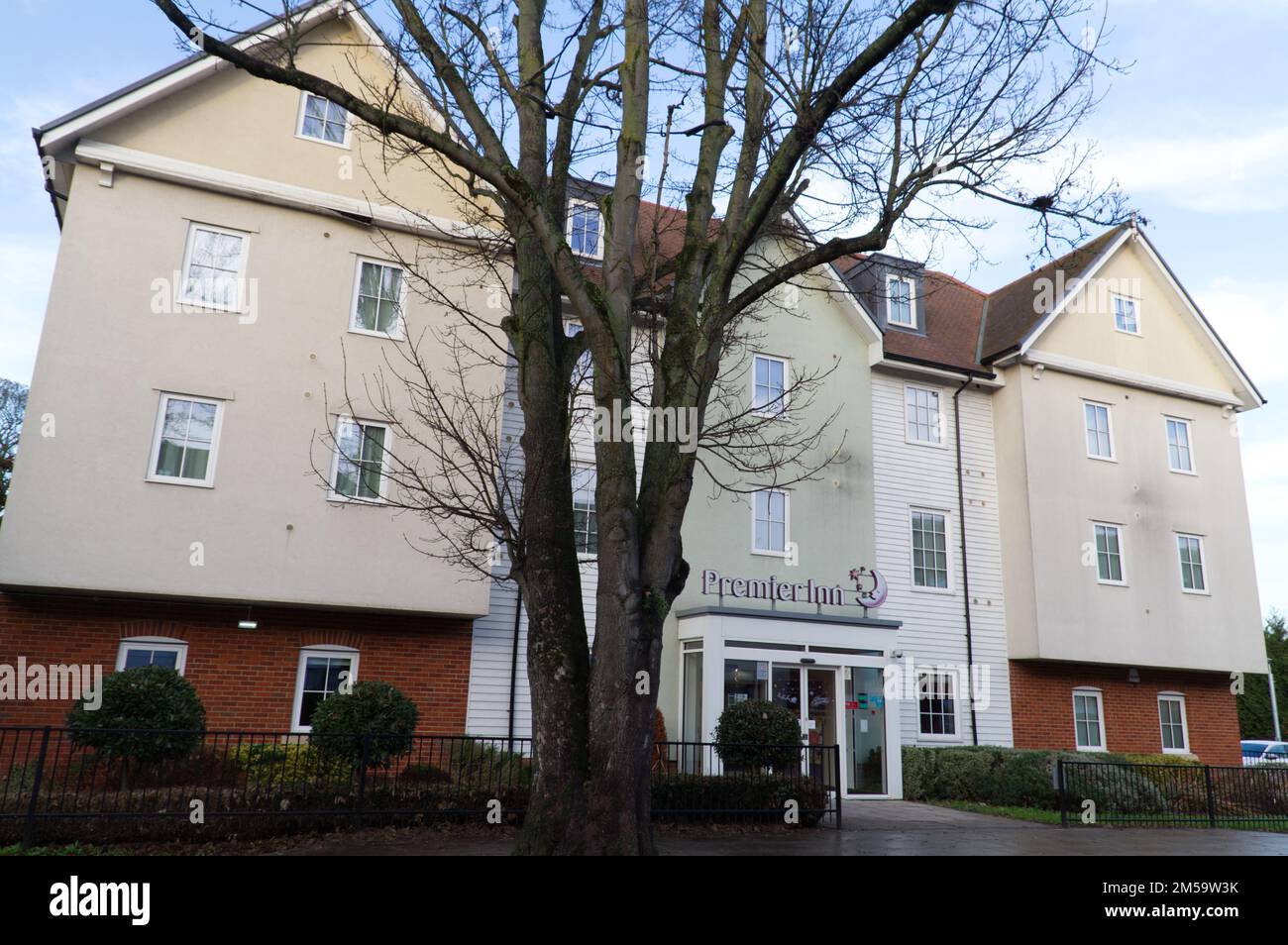 Premier Inn exterior in St Peters Street, Colchester, Essex Stock Photo ...