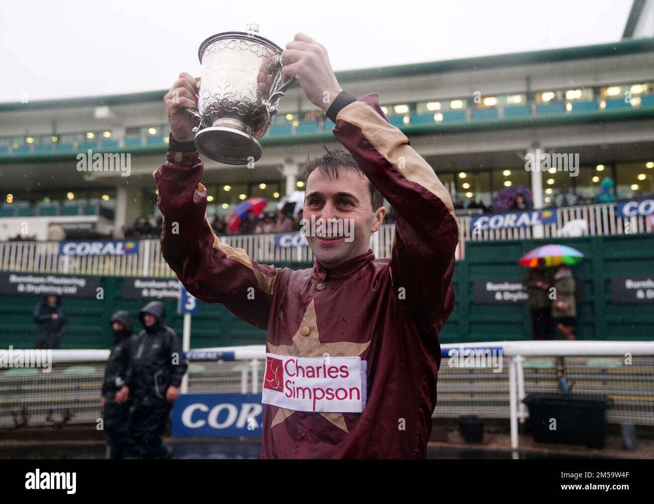David Prichard after winning the Coral Welsh Grand National Handicap ...