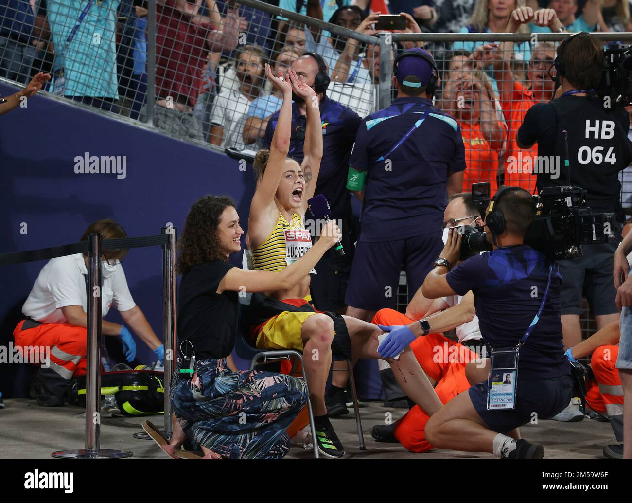 100 meter final women hi-res stock photography and images - Alamy